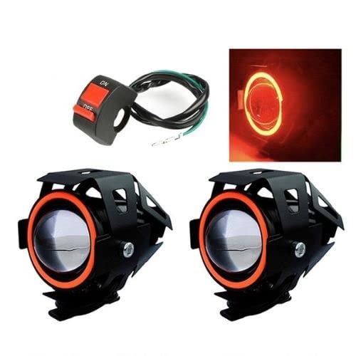 Autozap U7 Led Fog Light Bike Driving Drl Fog Light Spotlight, High/Low ...