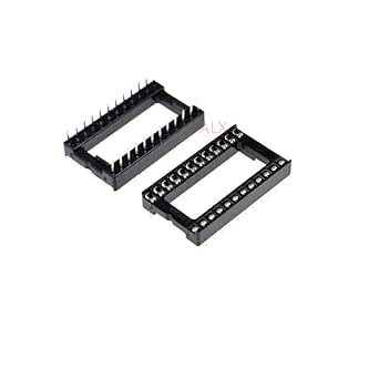 10PCS Wide Body DIP24 IC Socket DIP CHIP Test Holder Adaptor 24 PIN dip ...