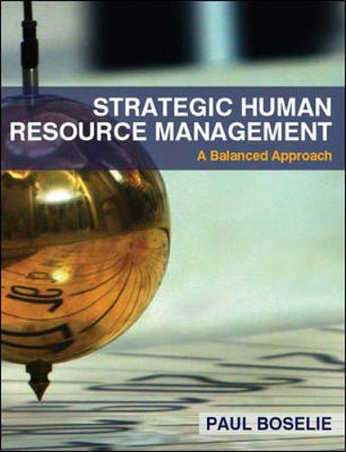Strategic Human Resource Management: 9780077119980: Books - Amazon.ca