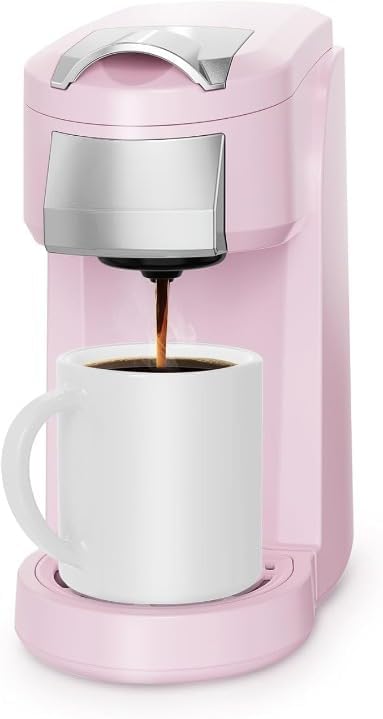 Amazon.com: Classic 2 in 1 Single Serve Coffee Maker & Ground Coffee ...