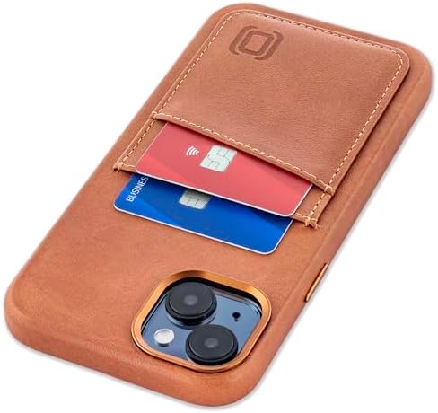 Amazon.com: Dockem Genuine Leather Card Case for iPhone 15 Plus with ...