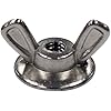 Amazon.com: Hillman 50 Pcs Washered Wing Nuts (1/4"-20) | Zinc Die-Cast ...