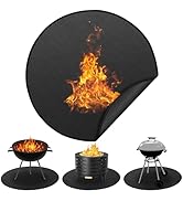 Amazon.com: 36''Under Fire Pit Mat, Round Grill Mat for Outdoor Grill ...
