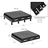 Amazon.com: Mind Reader Monitor Stand, Laptop Riser, Desktop Organizer ...