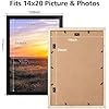 Amazon.com - Golden State Art 14x20 Picture Frame Black, Solid Wood ...