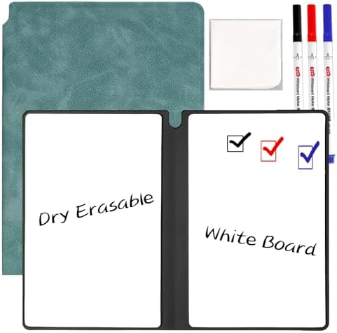 Marte Vanci Small Whiteboard Notebook, A5 Mini Whiteboard with Pen ...