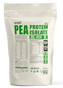 NutriJa Pea Protein Isolate 85% with added Digestive Enzymes 100% Vegan ...