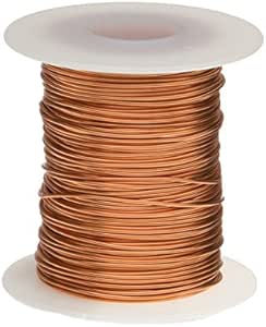 Amazon.com: Bare Copper Wire, Buss Wire, 20 AWG, 100' Length, 0.0320 ...