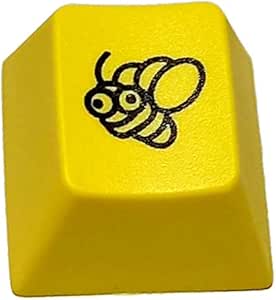 1pc Cute Bee Keycap, PBT R4 Height Cherry Profile Keycap for Mechanical ...