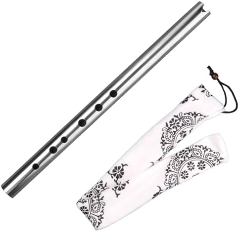 Amazon.com: G Key Titanium Steel Metal Quena Flute Instrument Indian ...