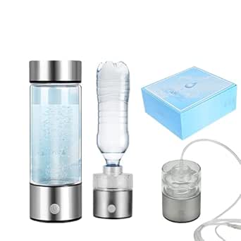 3-in-1 Hydrogen Water Bottle Generator,450ml Portable Hydrogen Water ...