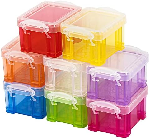 Amazon.com - testyu Small Plastic Box, 4.3" X 2.3" X 1.5" Stackable ...