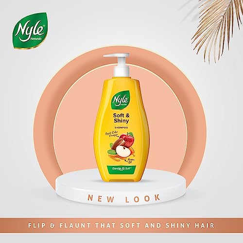 Nyle Naturals Soft & Shiny Shampoo | For Soft Hair | With Apple Cider ...