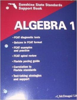 Amazon.com: Algebra 1 Sunshine State Standards Book Grades 9-12 ...