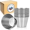 Amazon.com | GLOBAL BASICS Stainless Steel Condiment Cups, 12 Round ...