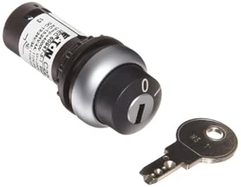 Eaton C22-WRS-MS1-K11 Interruptor selector operado por llave, 2 posiciones, funcionamiento ...