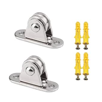 Farady Small Pulley Block Silent Wall Ceiling Mount Pulley Roller ...