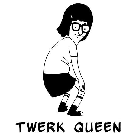 Amazon.com: Twerking Tina Belcher Sticker Decal Window Bumper Sticker ...