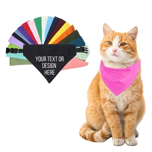 Amazon.com: Personalized Cat Bandana Over The Collar Clothes shirt ...