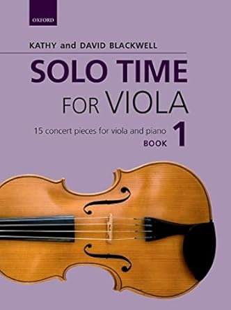Amazon.com: Solo Time for Viola Book 1: 15 concert pieces for viola and ...