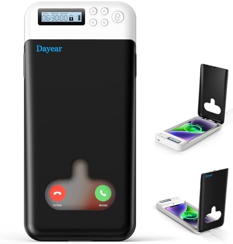 Dayear Phone Lock Box with Timer, Self-Control Timed Locker Box Phone ...