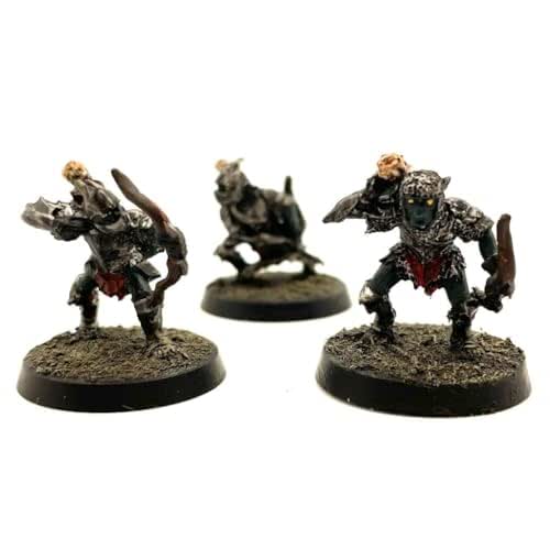 Amazon.com: Moria Armoured Goblin Bowmen 3 Painted Miniatures Raider ...
