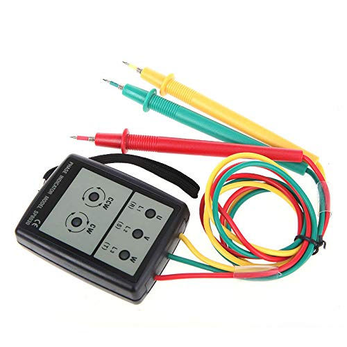 PRAV® Digital Three 3 Phase Sequence Indicator with Open Phase Checker ...