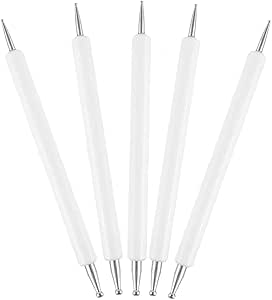 5Pcs Embossing Tool Set with Different Size Double End Tracing Dotting ...