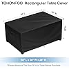 Amazon.com : Outdoor Dining Table Cover - Waterproof Outdoor Table ...