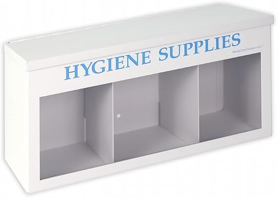 Amazon.com: Wall-Mounted Hygiene Supplies Cabinet - Steel Construction ...