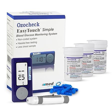 Automatic Blood Sugar Testing Machine ozocheck| Glucometer Machine for ...