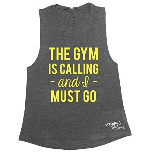 Amazon.com: The Gym is Calling and I Must Go, Muscle Tank, Muscle Tee ...