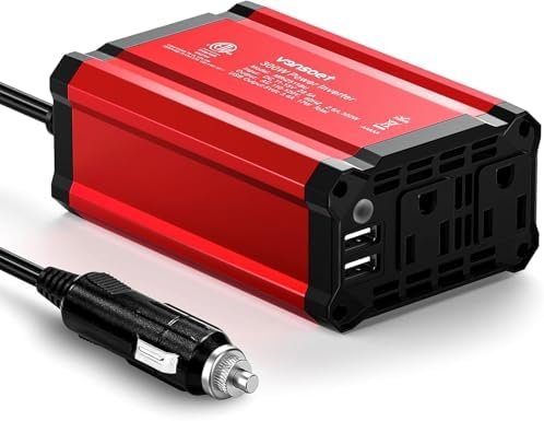 Amazon.com: 300W Car Power Inverter 12v to 110v, Car Plug in Adapter ...