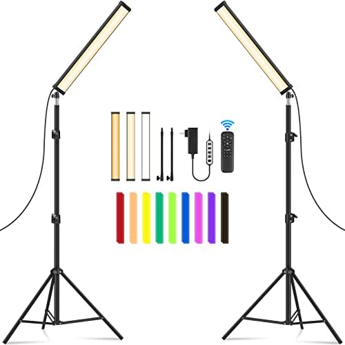 Amazon.com : 2 Pack LED Video Light Wand Stick Kit, Unicucp 2300-7800K ...