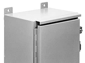 Hoffman ADK36A Drip Shield Kit for 1-Door Enclosure, Gray, Steel, Fits ...