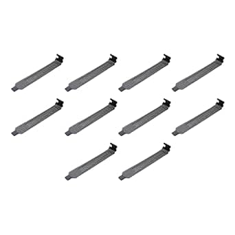 Pastlla 10pcs PCI Slot Cover Dust Filter Blanking Plate Vented Slot for ...