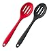Amazon.com: Silicone Nonstick Slotted Spoons Set 2,High Heat Resistant ...