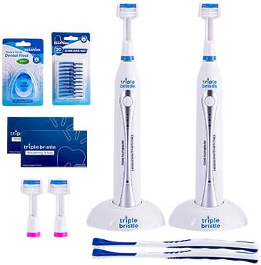 Amazon.com: Triple Bristle 2 Original Sonic Toothbrushes | 2 Boxes ...