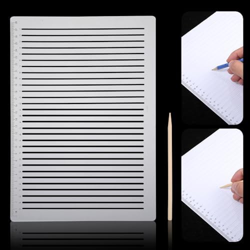 11 Inch Scale Writing Ruler Envelope Addressing Template, Straight Line ...