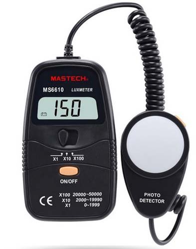 Mastech MS6610 Digital Light Meter [Lux] : Amazon.in: Industrial ...