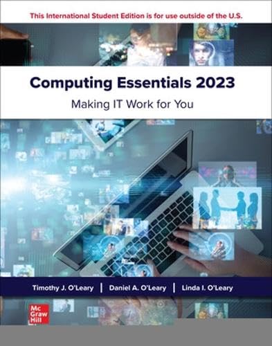 Amazon.com: ISE Computing Essentials 2023: 9781265263218: O'Leary ...