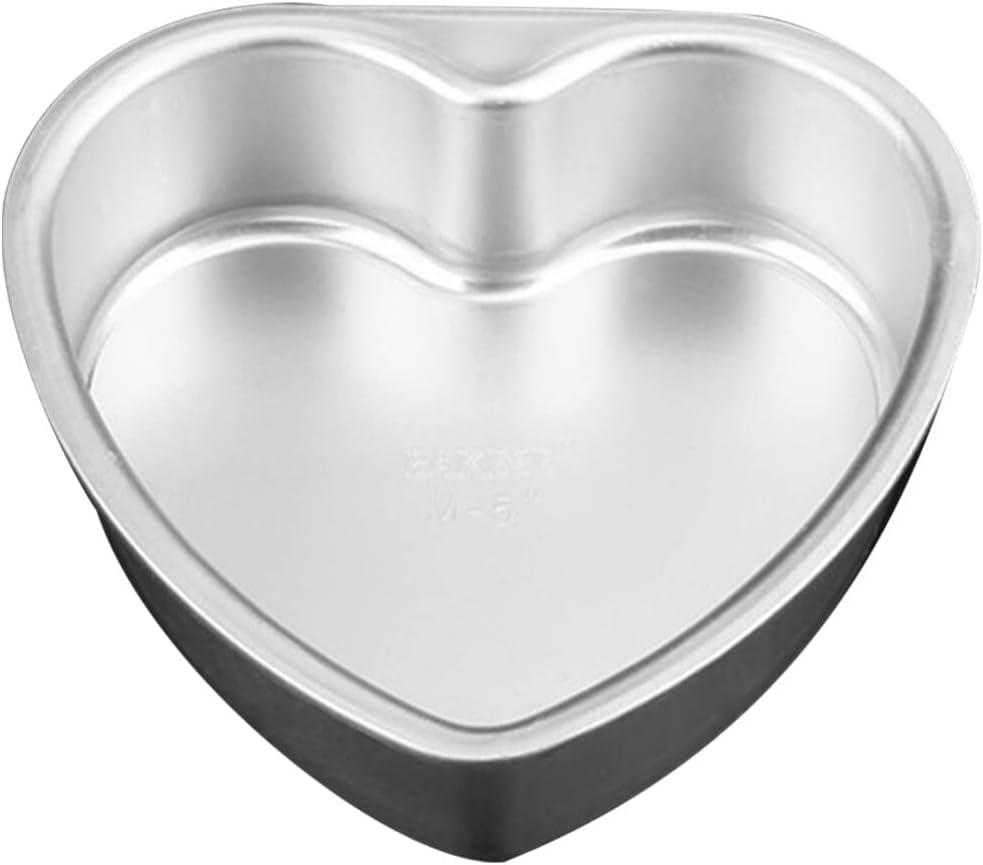 Amazon.com: Kichvoe Mini Microwave 8Inch Heart Shaped Cake Pan Cake ...