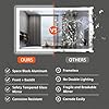Amazon.com: Megatex 60x36 Lighted Mirrors for Bathroom Wall, Modern ...