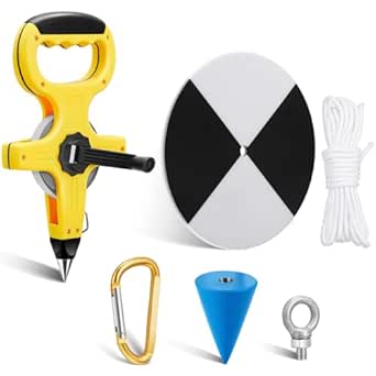 Copkim 7.87 Inch Plastic Secchi Disk Set Secchi Disc with Black and ...