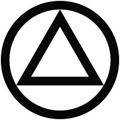 Amazon.com: RDW AA Alcoholics Anonymous Symbol Sticker - Decal - Die ...