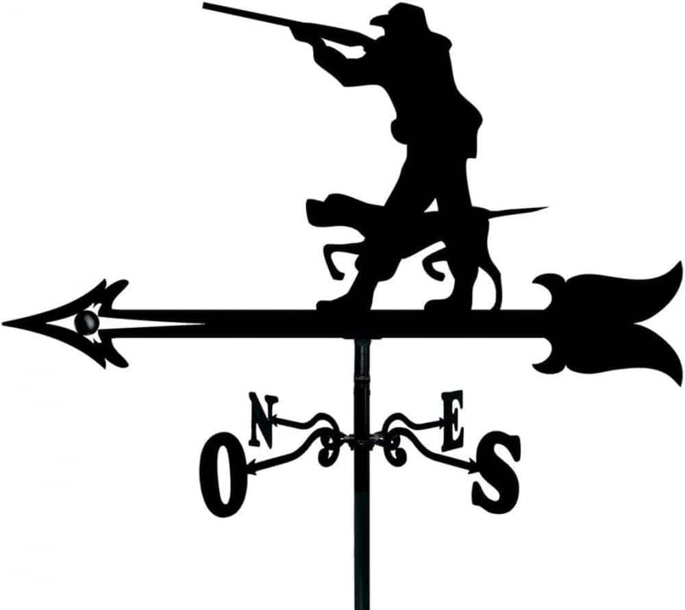 Hunter Metal Wind Vane Vintage Weather Vane Outdoor Wind Direction ...