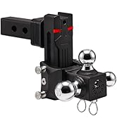 Amazon.com: Airbird Anti-Rattle Adjustable Trailer Hitch Ball Mount, 2. ...
