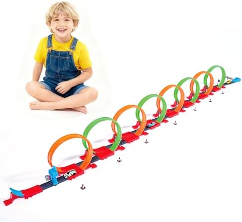 Amazon.com: YHPANSHIZ 360-degree Thrilling Loop Track Includes Eight ...