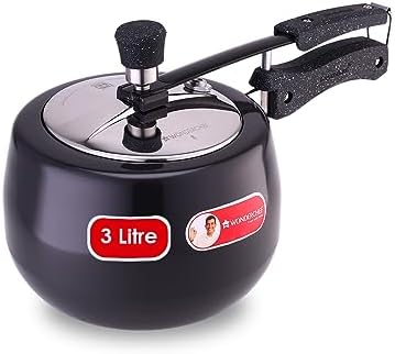 Buy Wonderchef Alfa Aluminium Inner Lid Pressure Cooker | 3 Litre ...