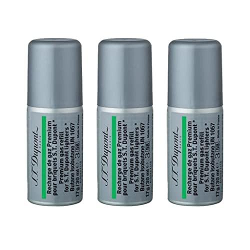S.T. Dupont Premium Butane 30mL - Green (3 Pack) - Want It All